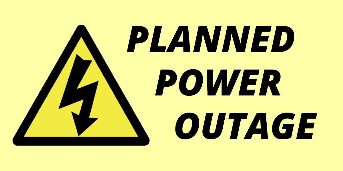 Power Outage Sign