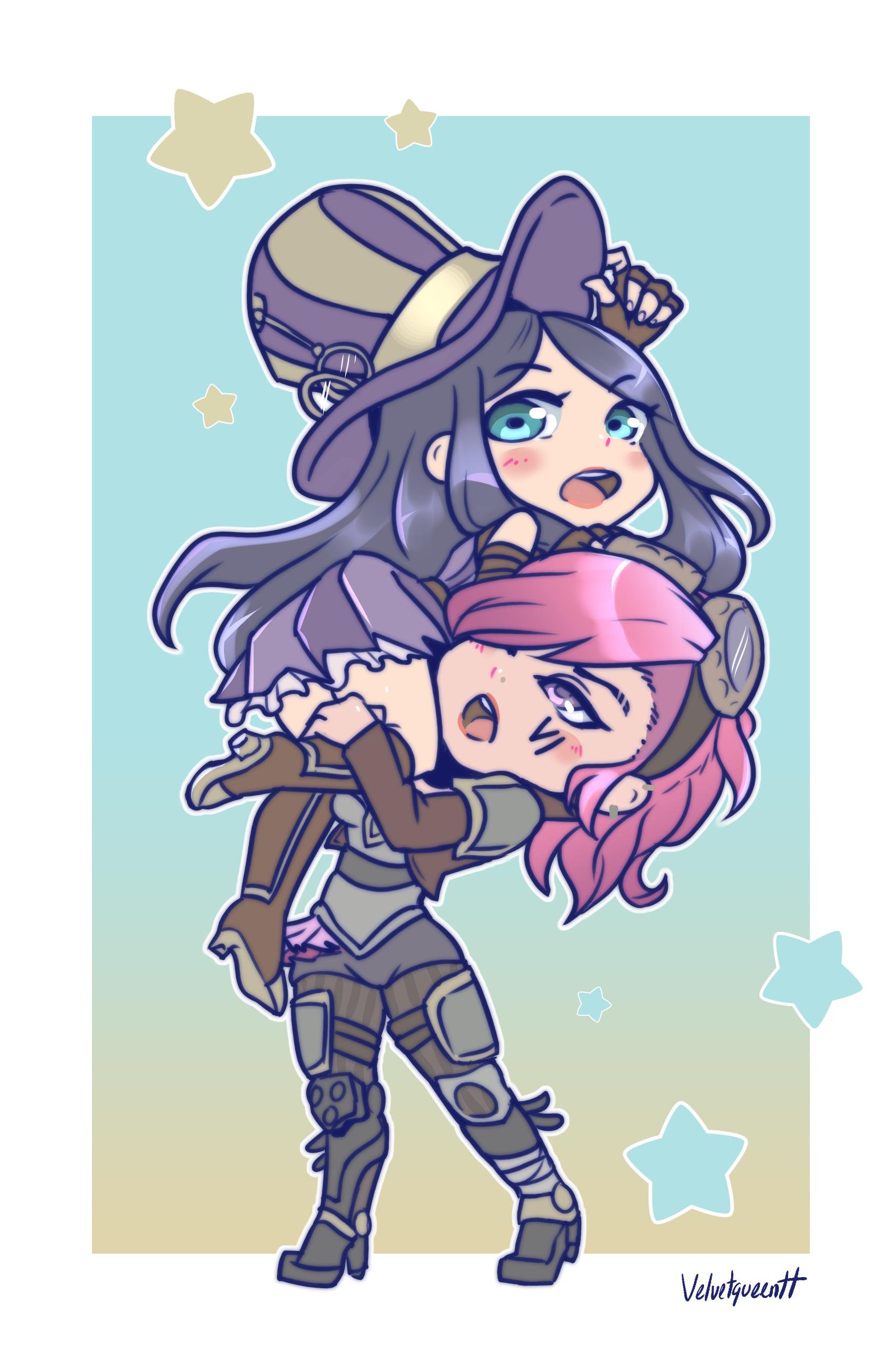 League Of Legends Caitlyn Chibi