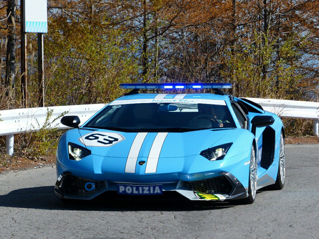 Police Car Lamborghini Aventador