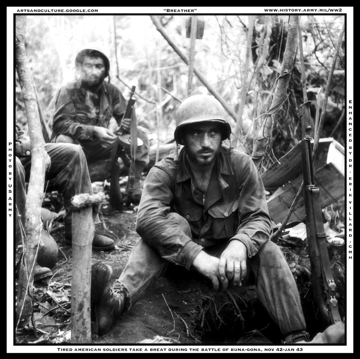 Tired American Soldier