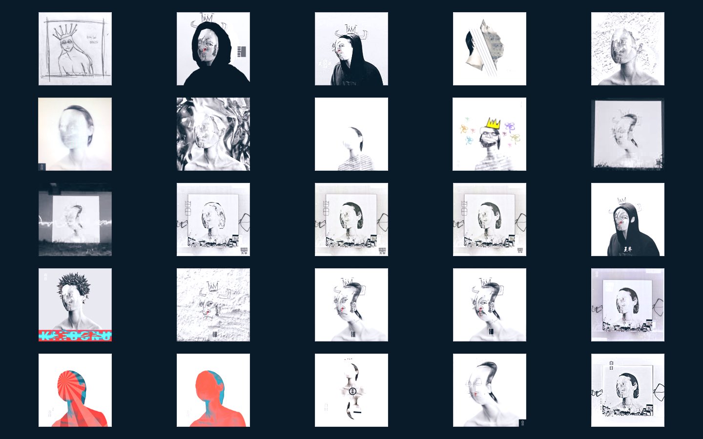 森洸大 | Cota Mori on Twitter: "King Gnu 白日 リリースおめでとおめこ🤘 お記念に おジャケのラフ&ボーツ集べべん https://t.co ...