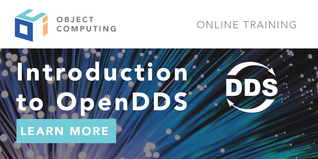Object Computing on Twitter: "We're offering a 6-hour #OpenDDS #programming course next week for ...