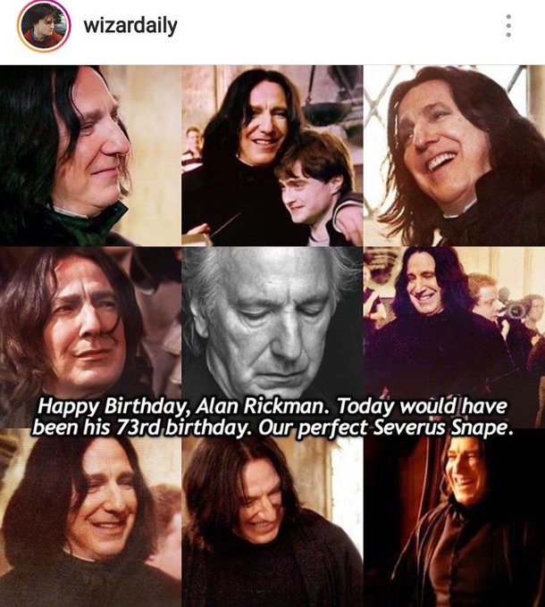 Alan Rickman's Birthday Celebration | HappyBday.to