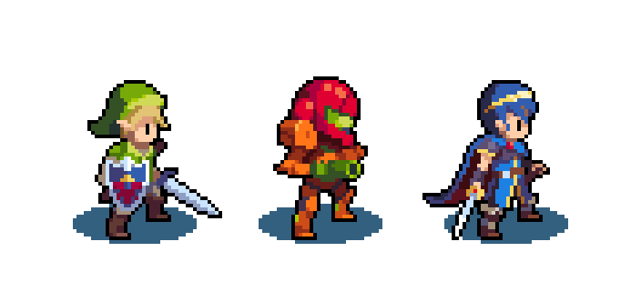 Nintendo Characters Pixel
