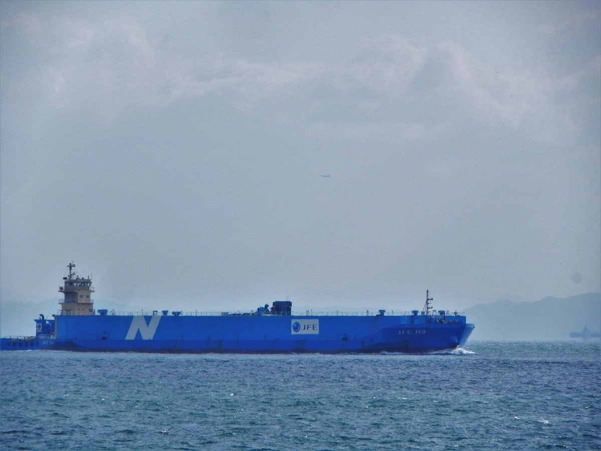 まも on Twitter: "RT @kaiganndouri: #明石海峡 #ブシャーバージ「 JFE N3 & 第三清丸」ブッシャー バージ型 RORO船 「JFE N3」バージ型 ...