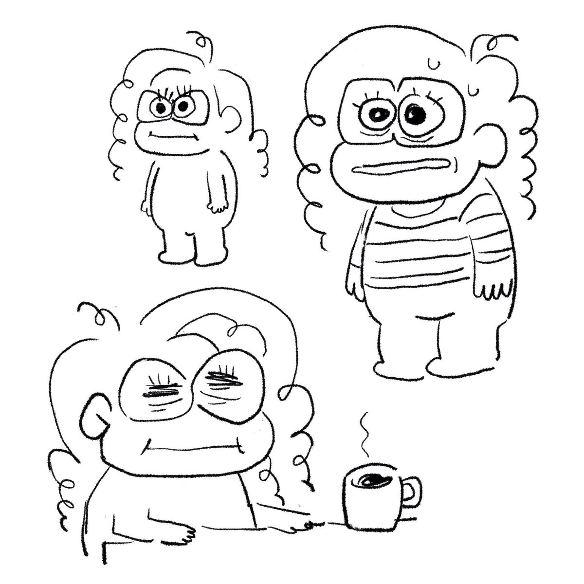 「Feeling self reflective 」Hannah Ayoubiの漫画