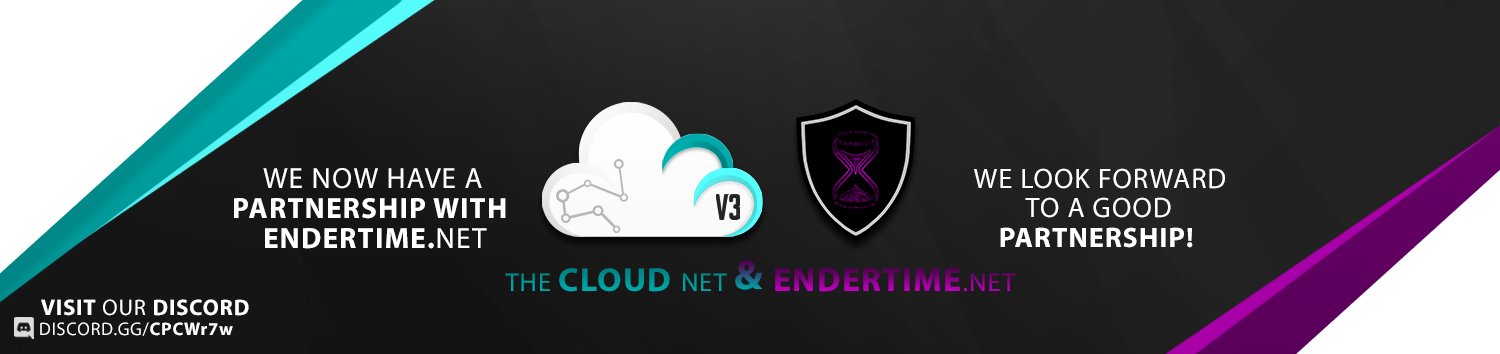 CloudNet on Twitter: "☁️ PARTNER EN » 🇬🇧 • We now have a partnership with @EnderTimeNet.🤝 We ...