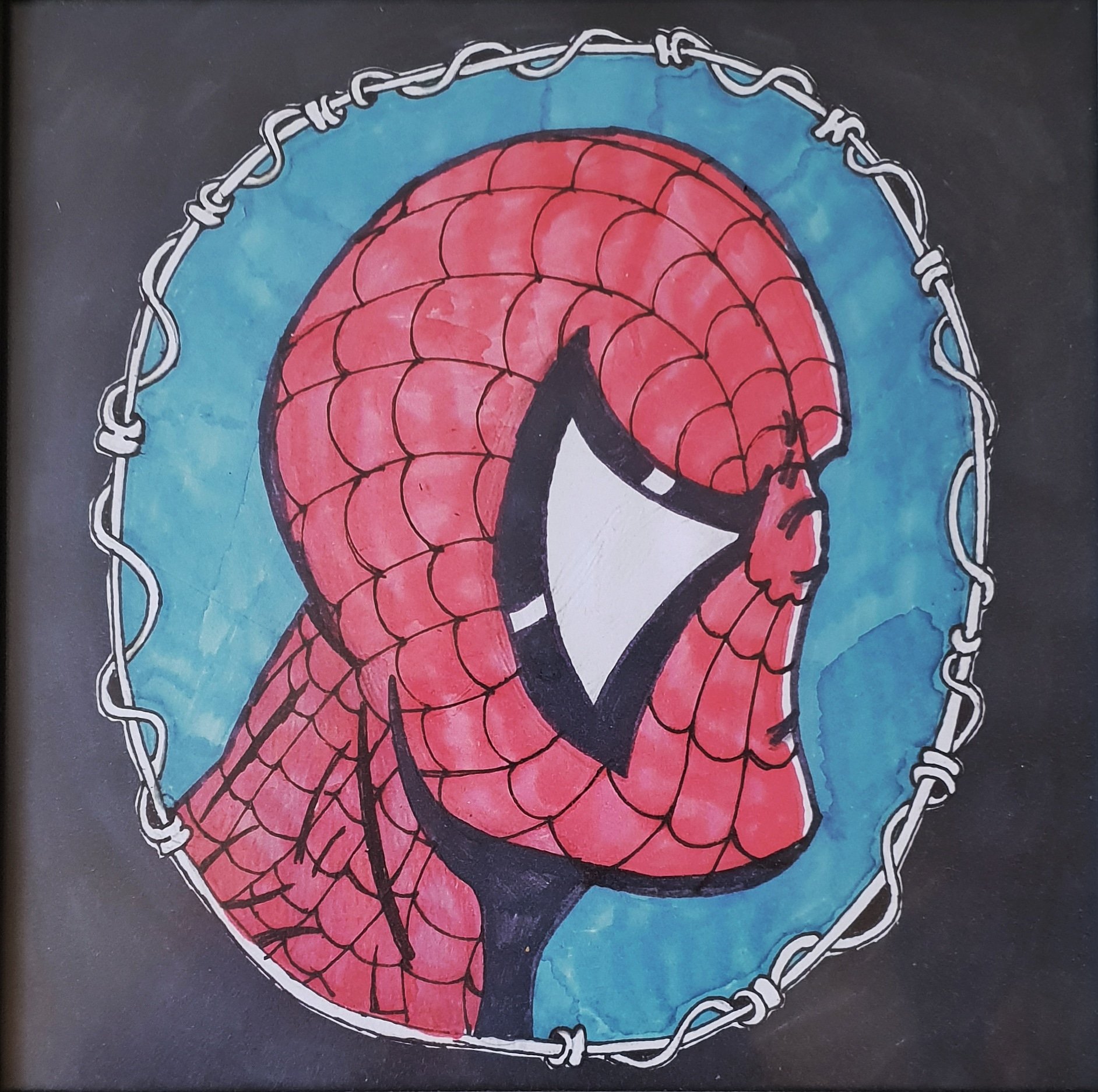 Spiderman Drawings Head