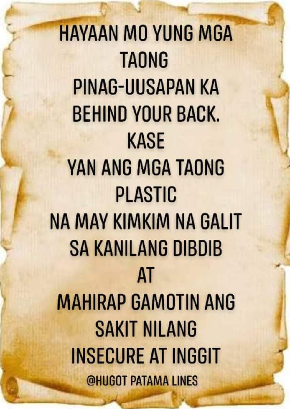 Patama Quotes Para Sa Mga Inggitera