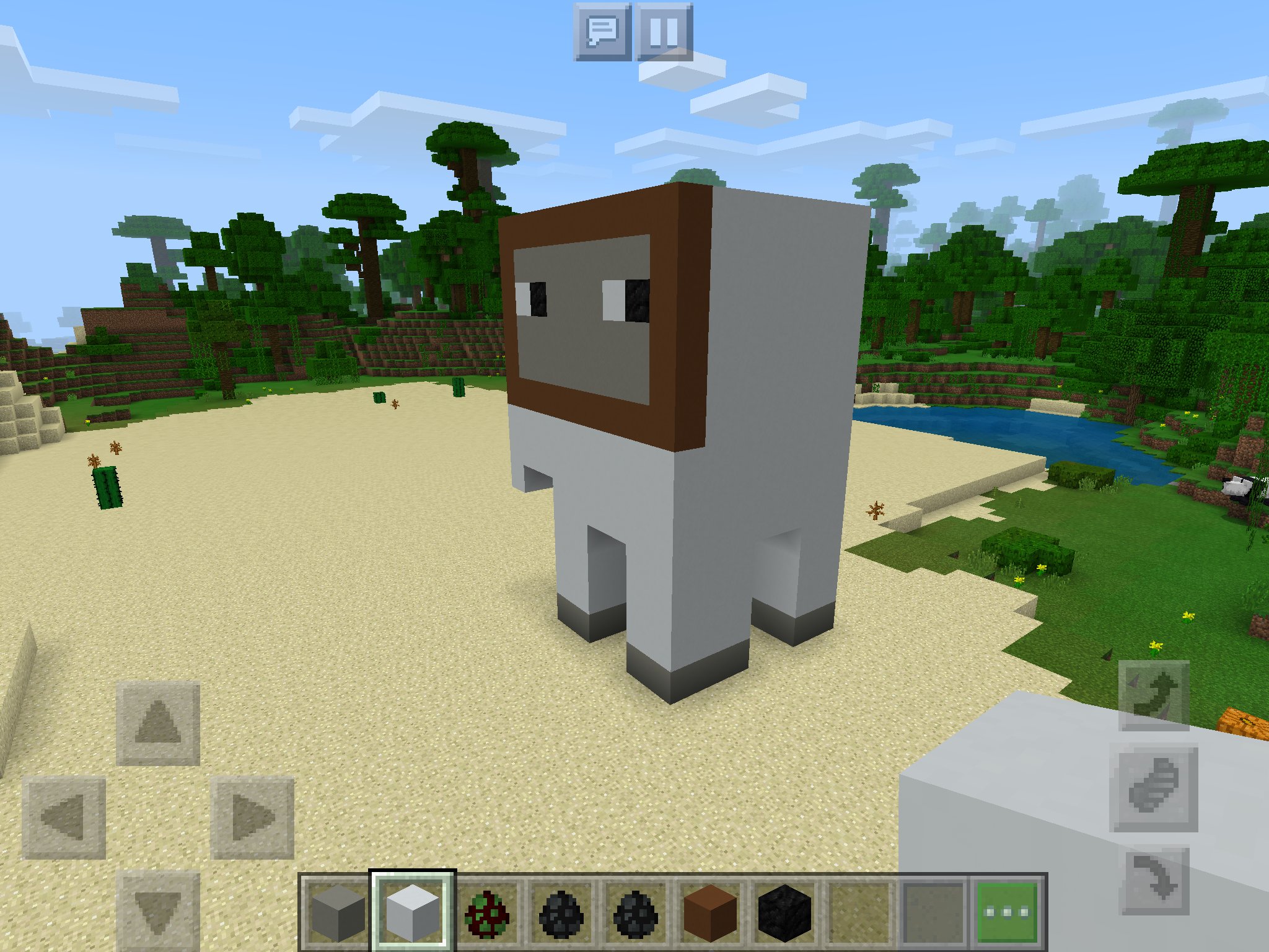 Minecraft Sheep Statue