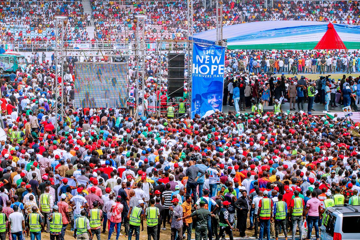 PDP Pulls Massive Crowd On A 3x Bigger Venue Than The APC Campaign ...