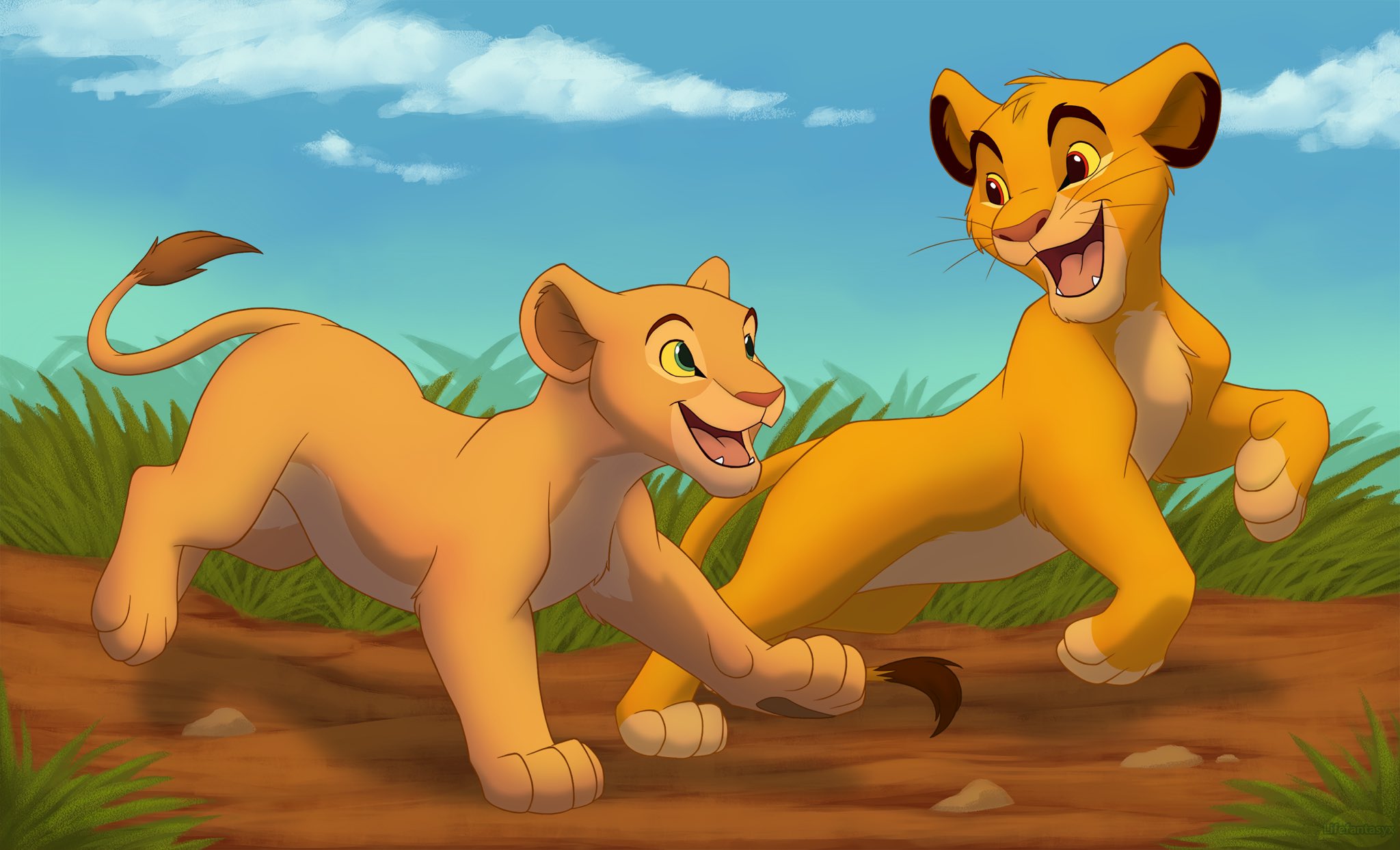 Lion King Simba And Nala Drawings