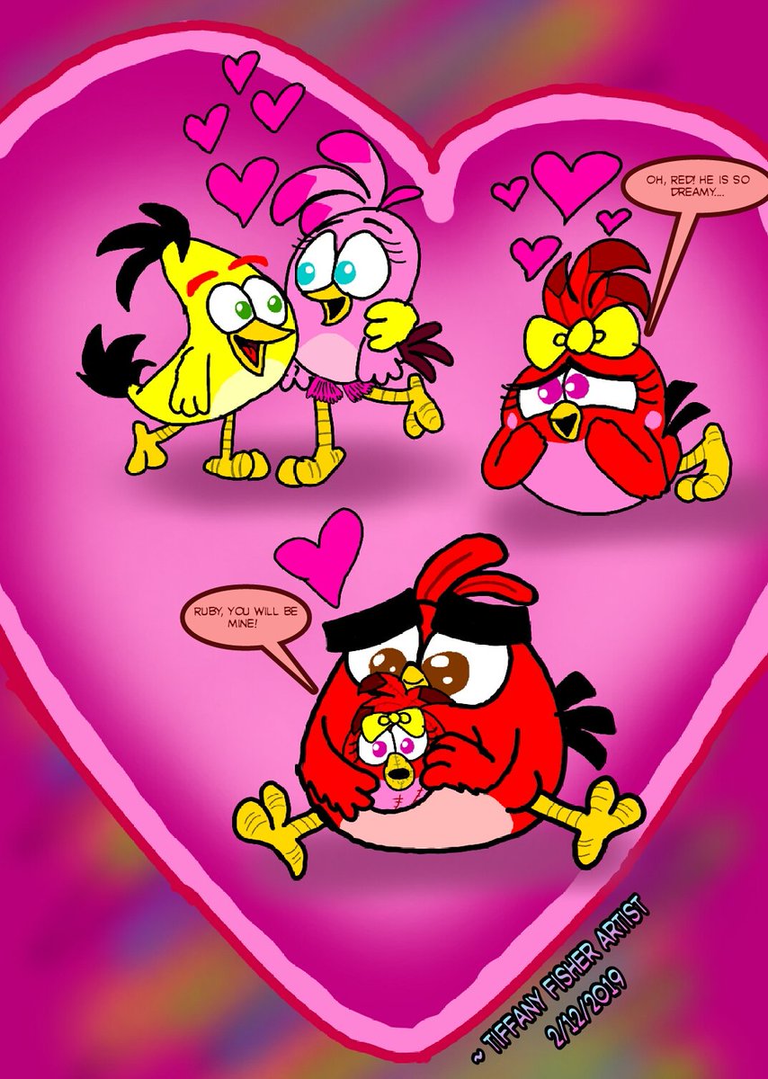 Angry Birds Red And Ruby