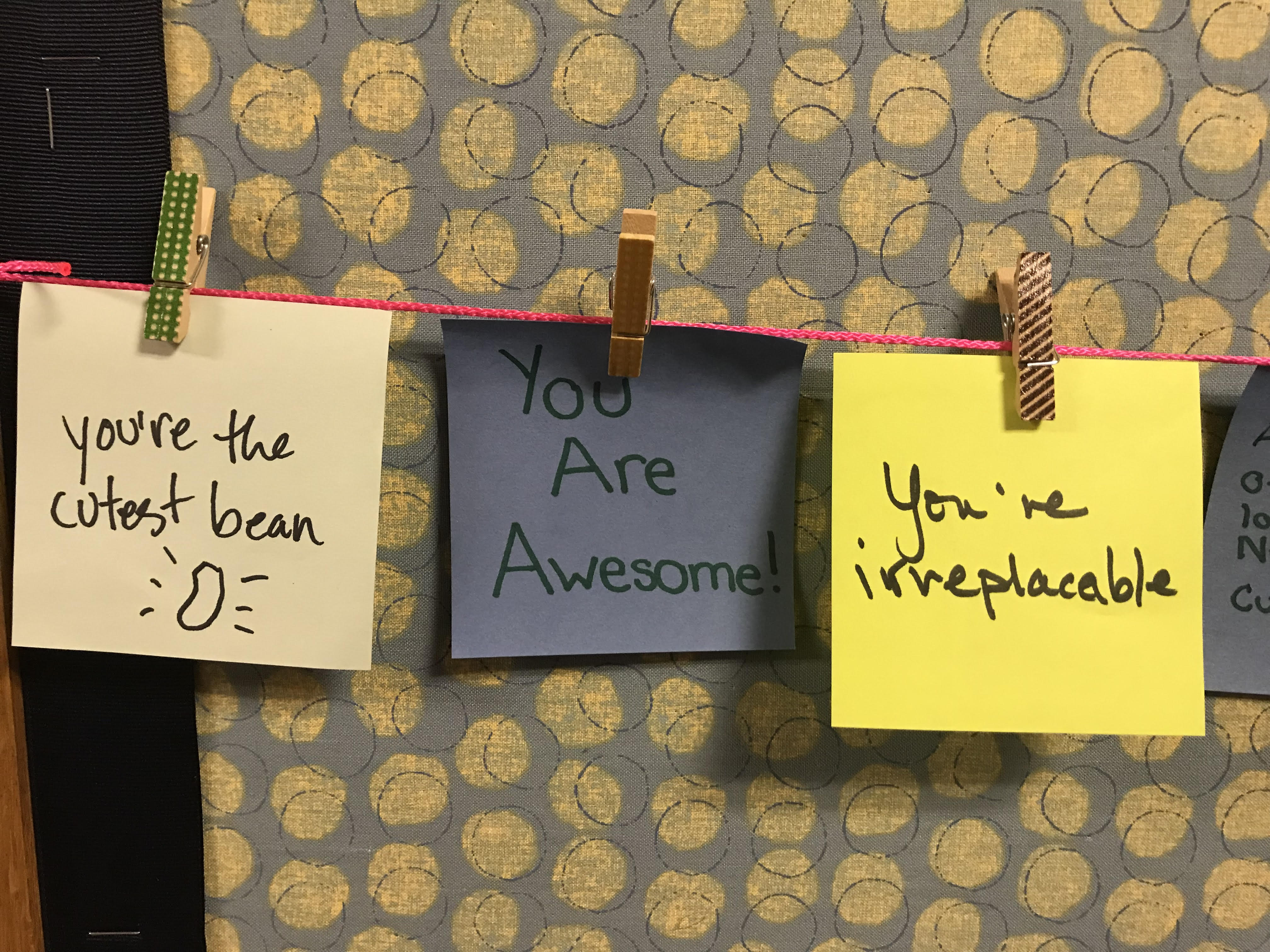 Encouraging Sticky Notes