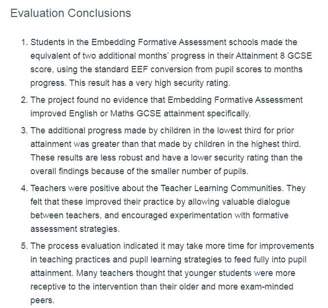 EEF on Twitter: "NEW: we're pleased to confirm @ssat's Embedding Formative Assessment has been ...