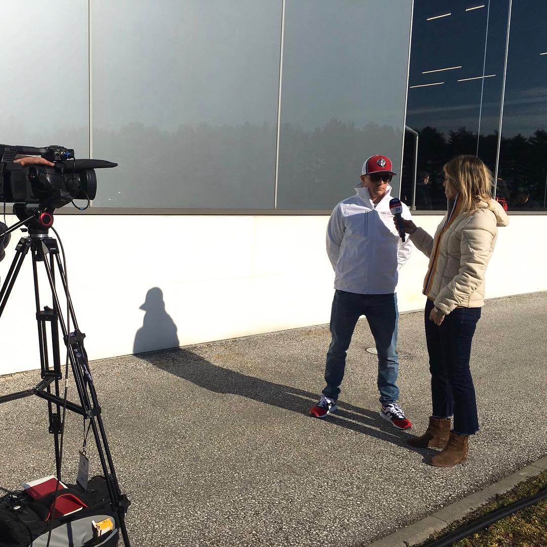 In Pictures: Kimi Raikkonen visiting Alfa Romeo's Balocco test track