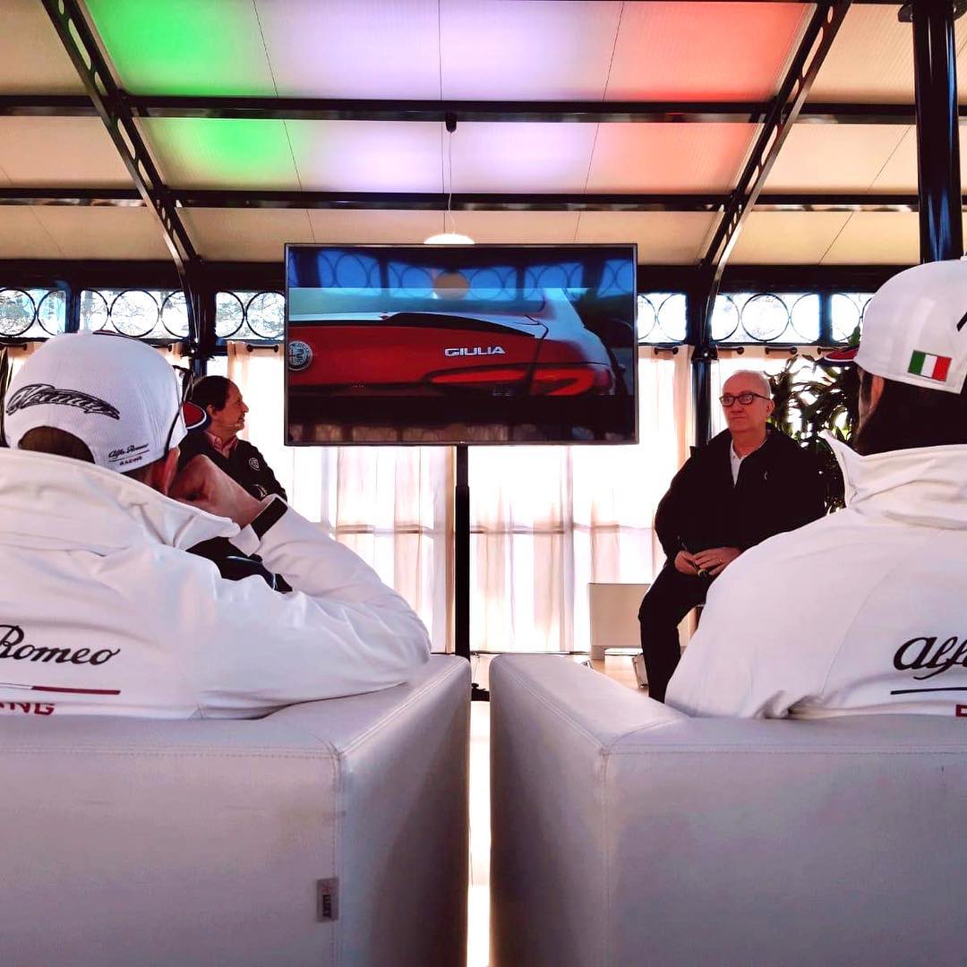 In Pictures: Kimi Raikkonen visiting Alfa Romeo's Balocco test track