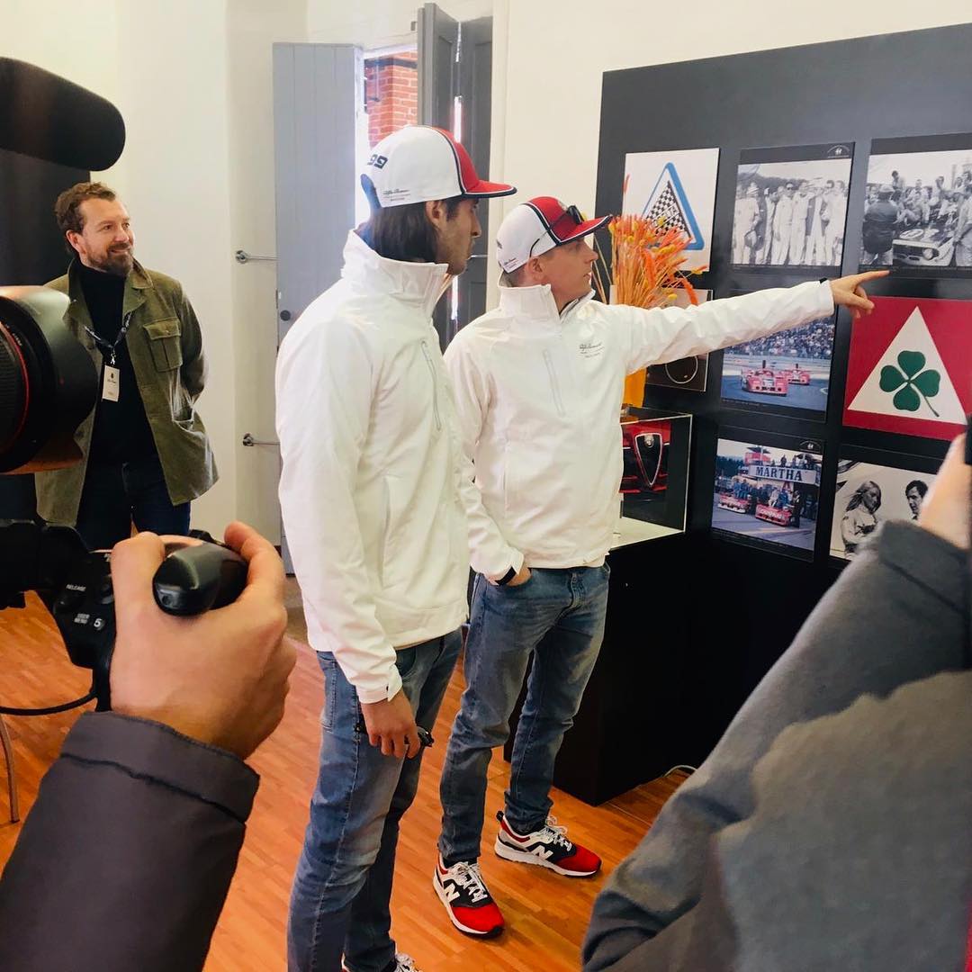 In Pictures: Kimi Raikkonen visiting Alfa Romeo's Balocco test track