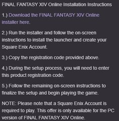 Pc install final fantasy xiv without registration code - inboxharew