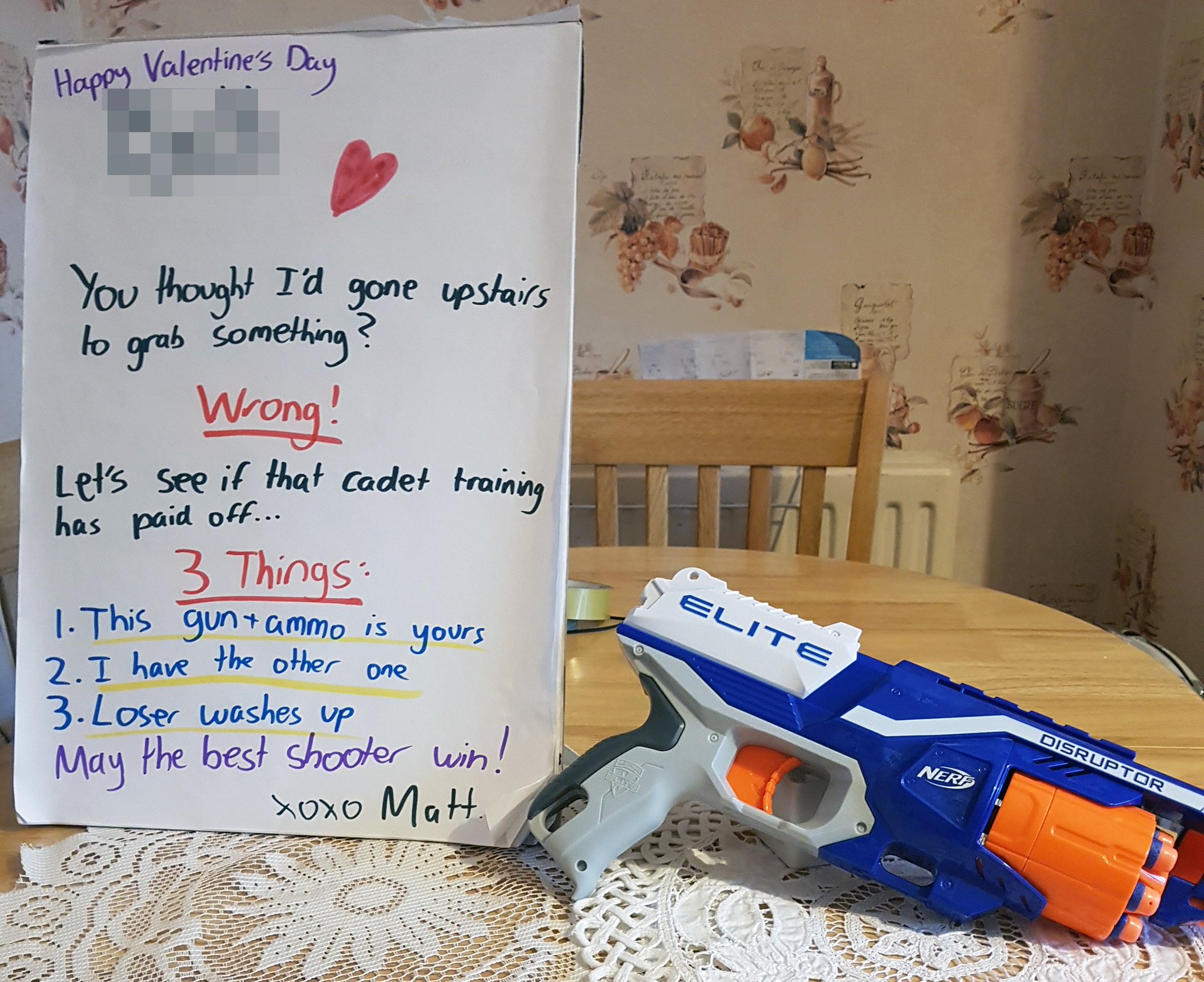 Best Girlfriend Ever Nerf Gun