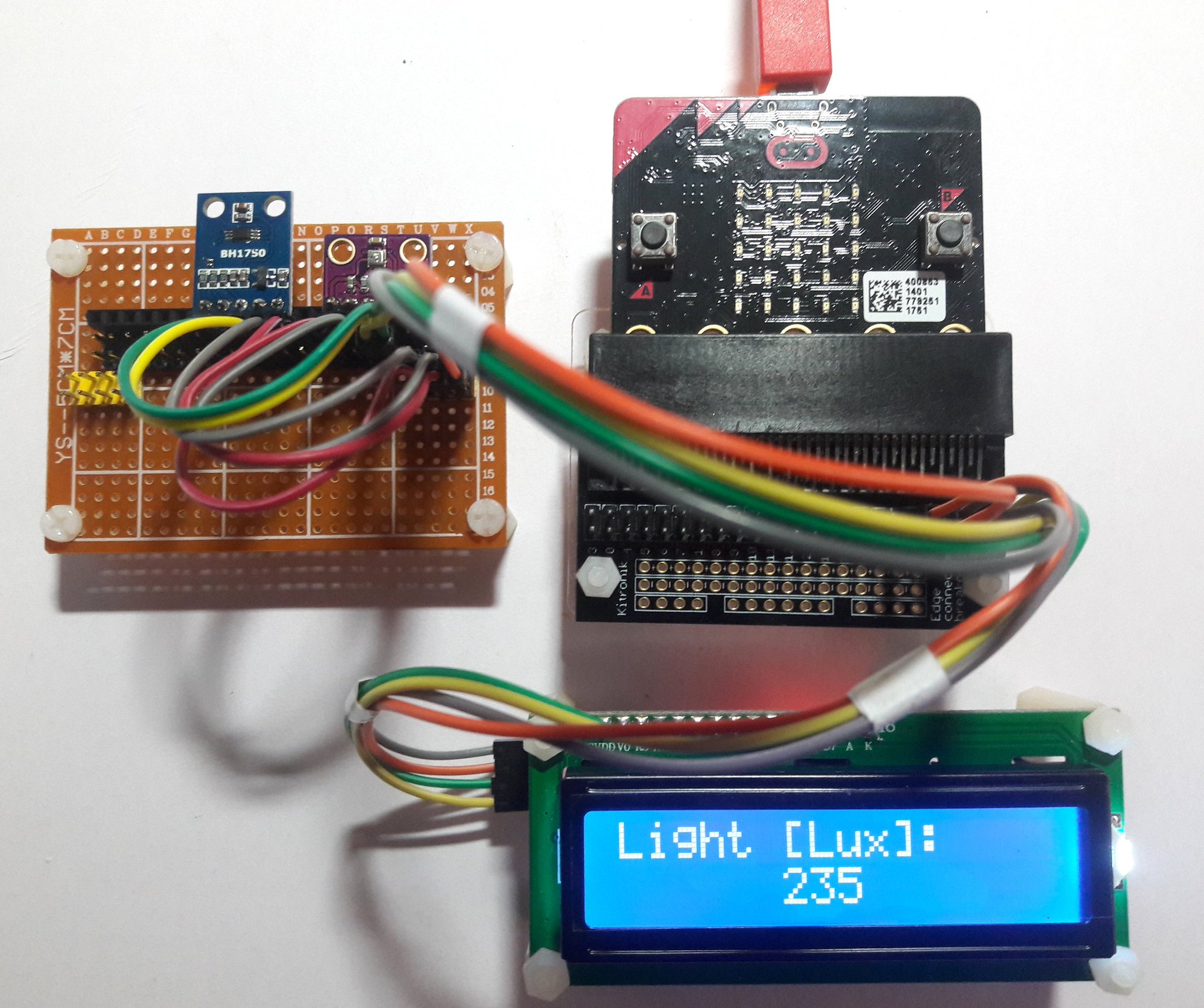 rawat.s on Twitter: "Microbit + BME280 + BH1750 #microbit #pxt #makecode…