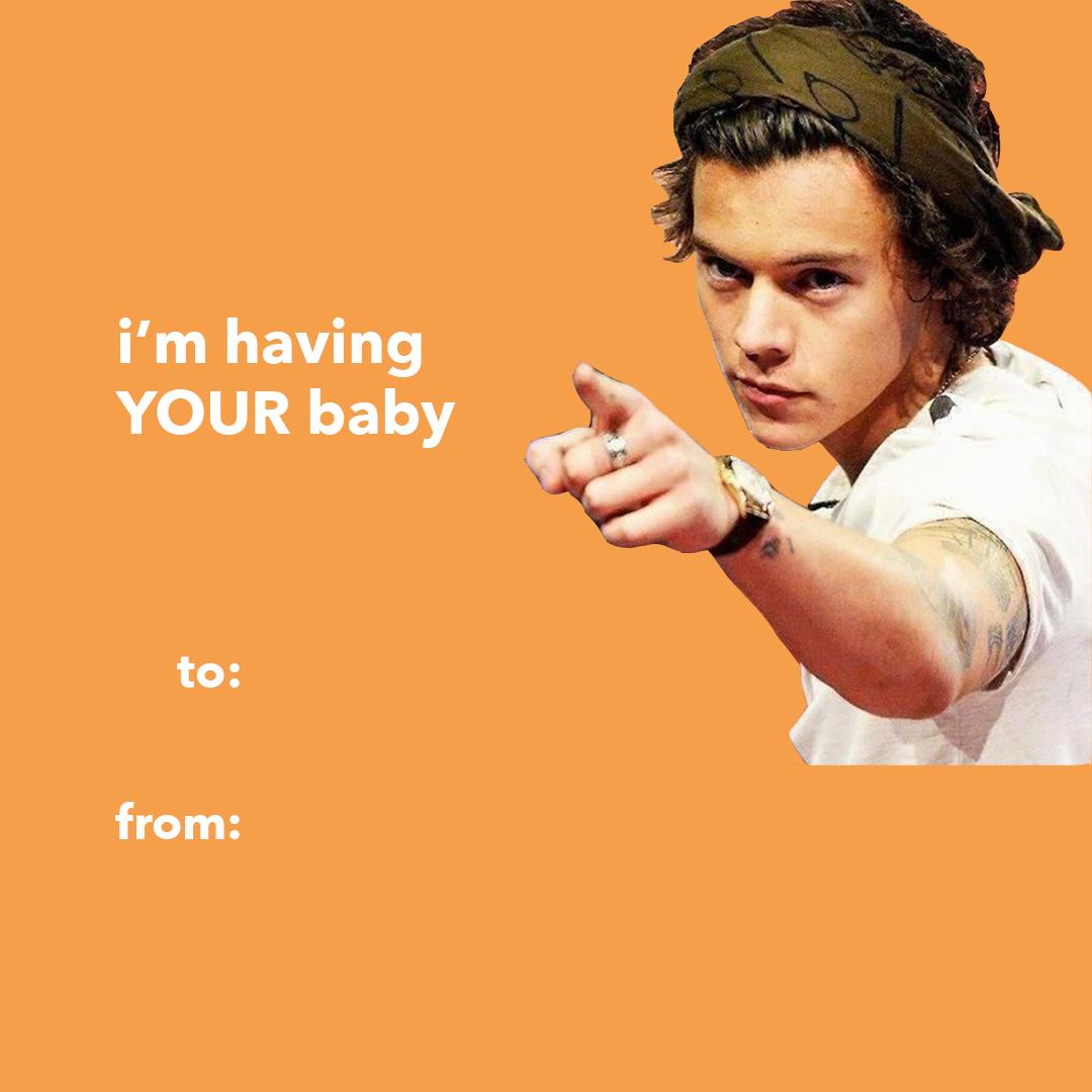 One Direction Valentines Day Cards
