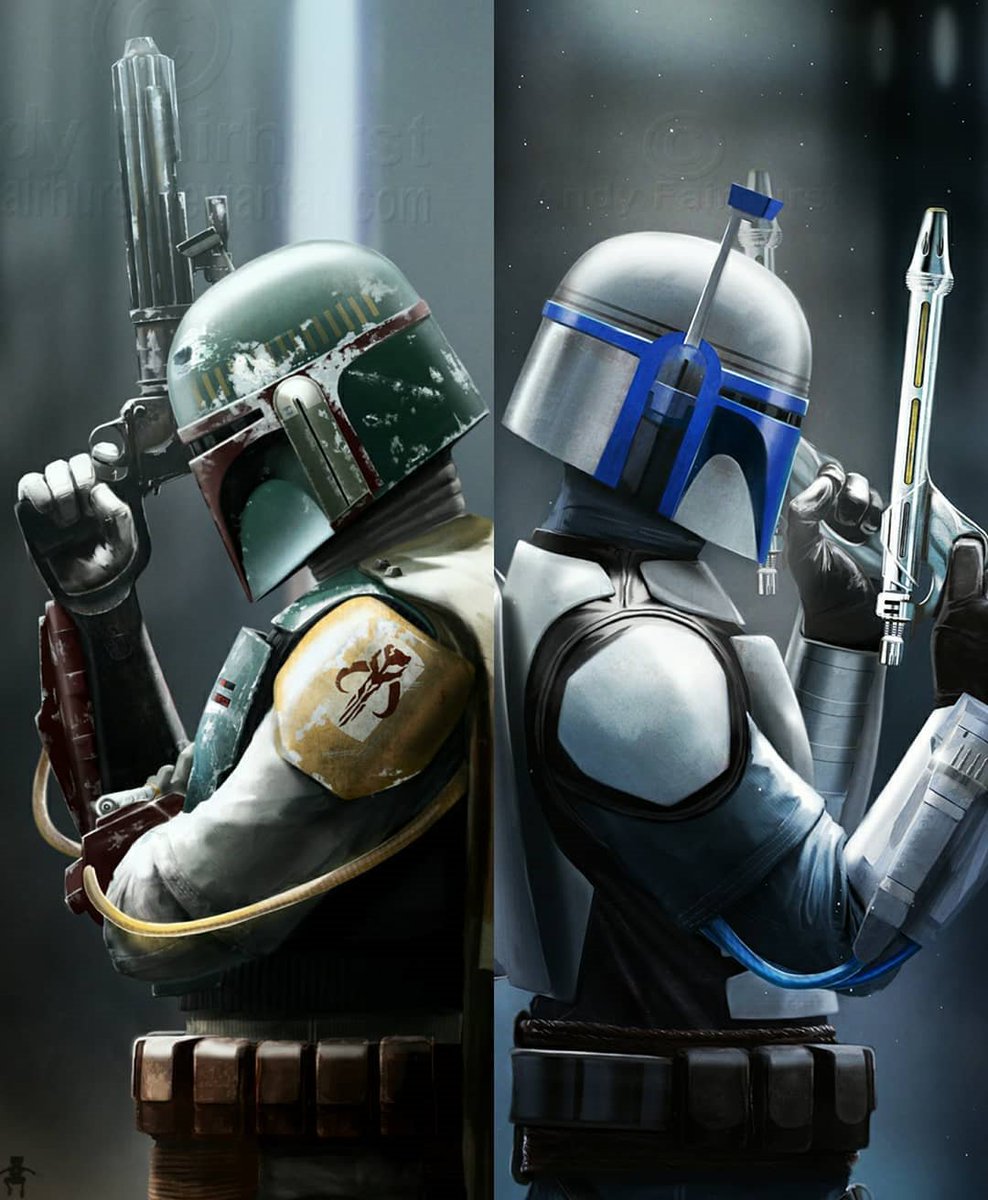 Boba Fett And Jango Fett Tattoo I Am So Normal About Star Wars