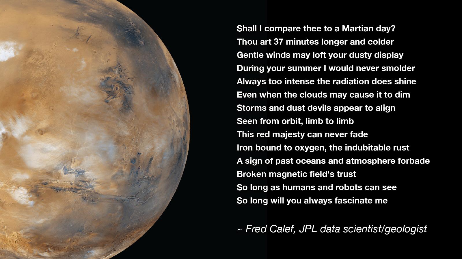 Poems About Planet Mars