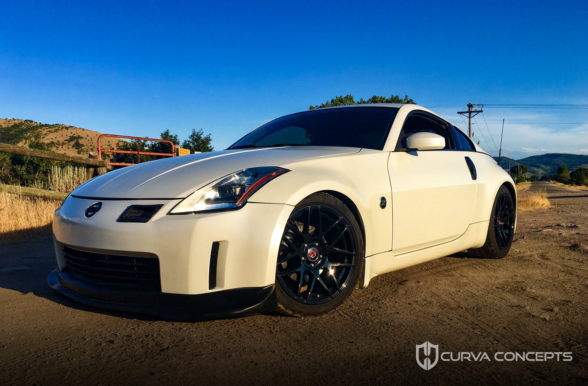 350z Black Rims