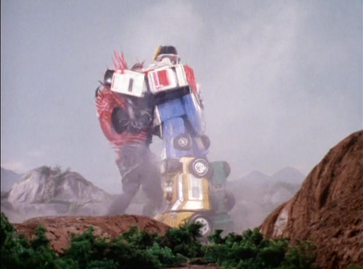 Power Rangers Megazord Destroyed