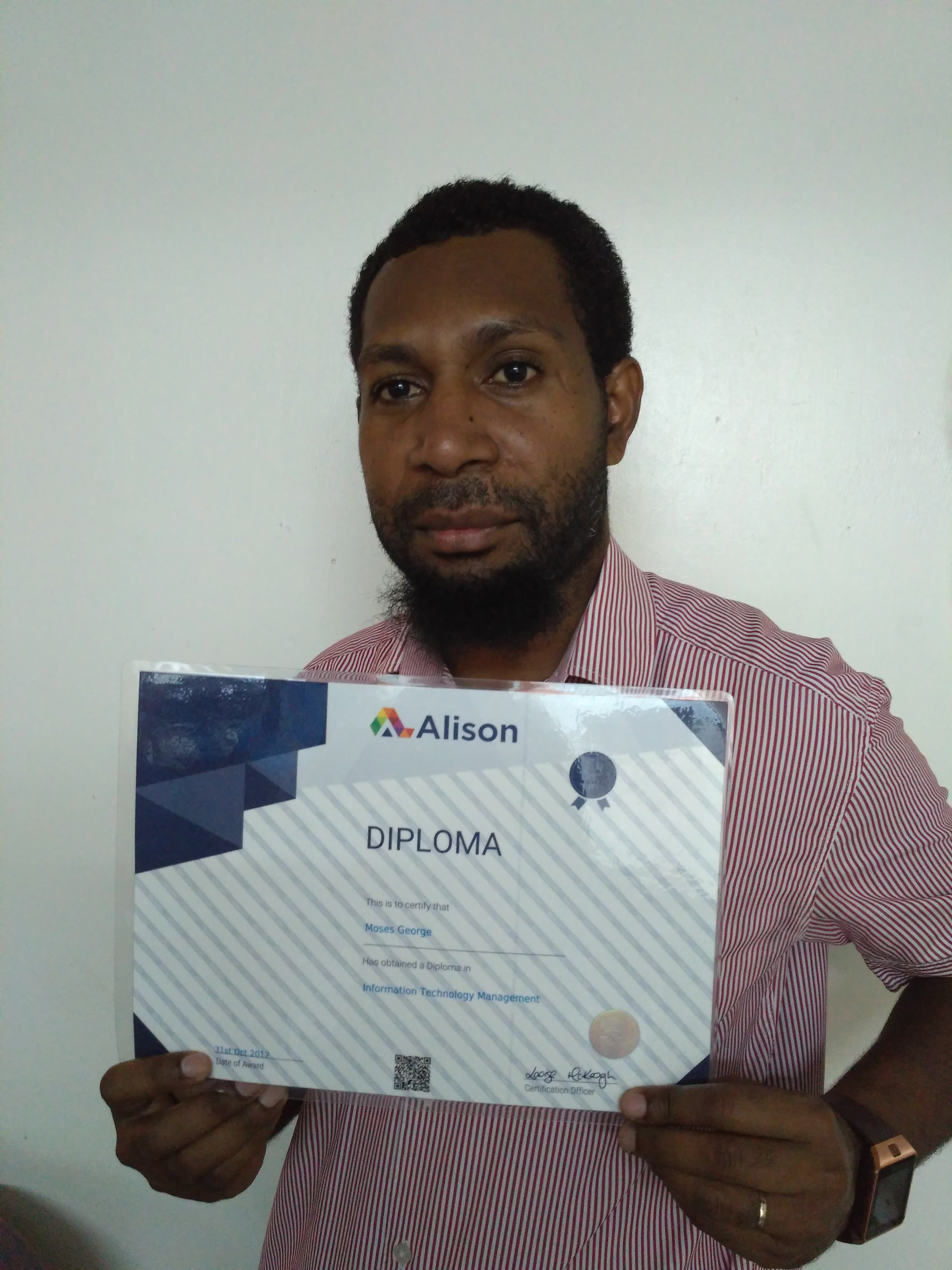 Alison Diploma Certificate