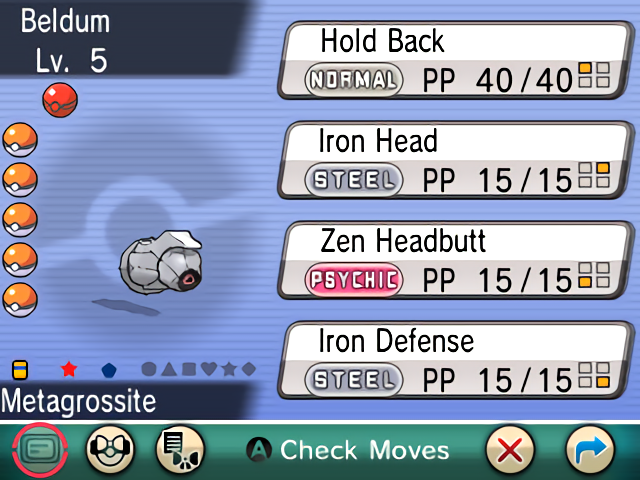Shiny Beldum Pokemon X