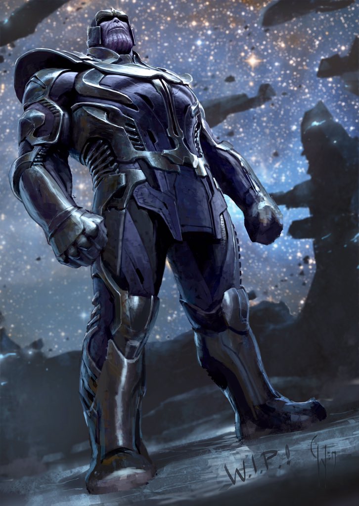 Thanos Avengers Concept Art