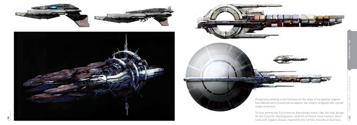 Mass Effect Ship Concept Art
