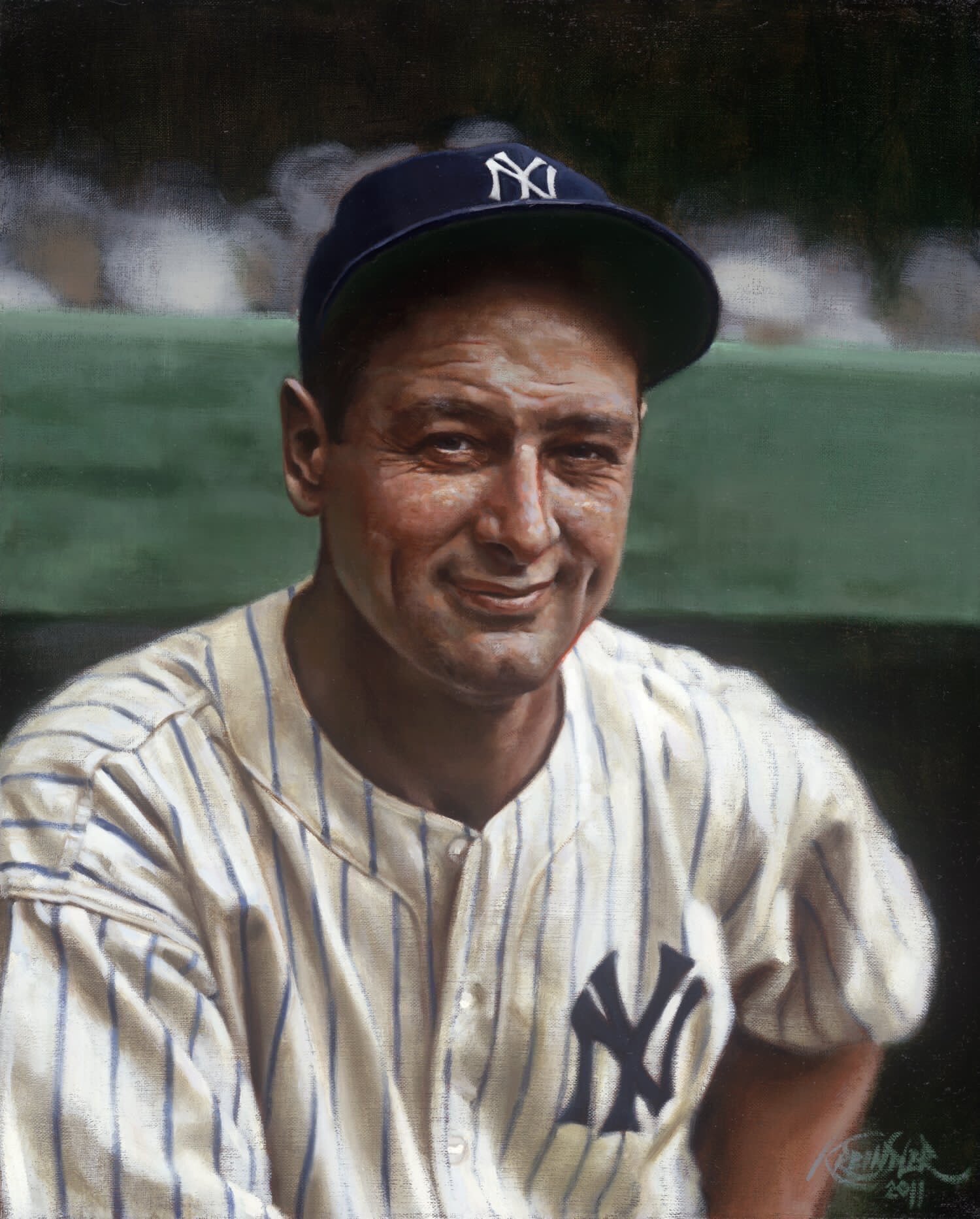 Lou Gehrig In Color