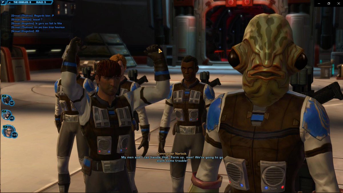 Pretty sure Vice Admiral Narlock brought the same guards with him from ...