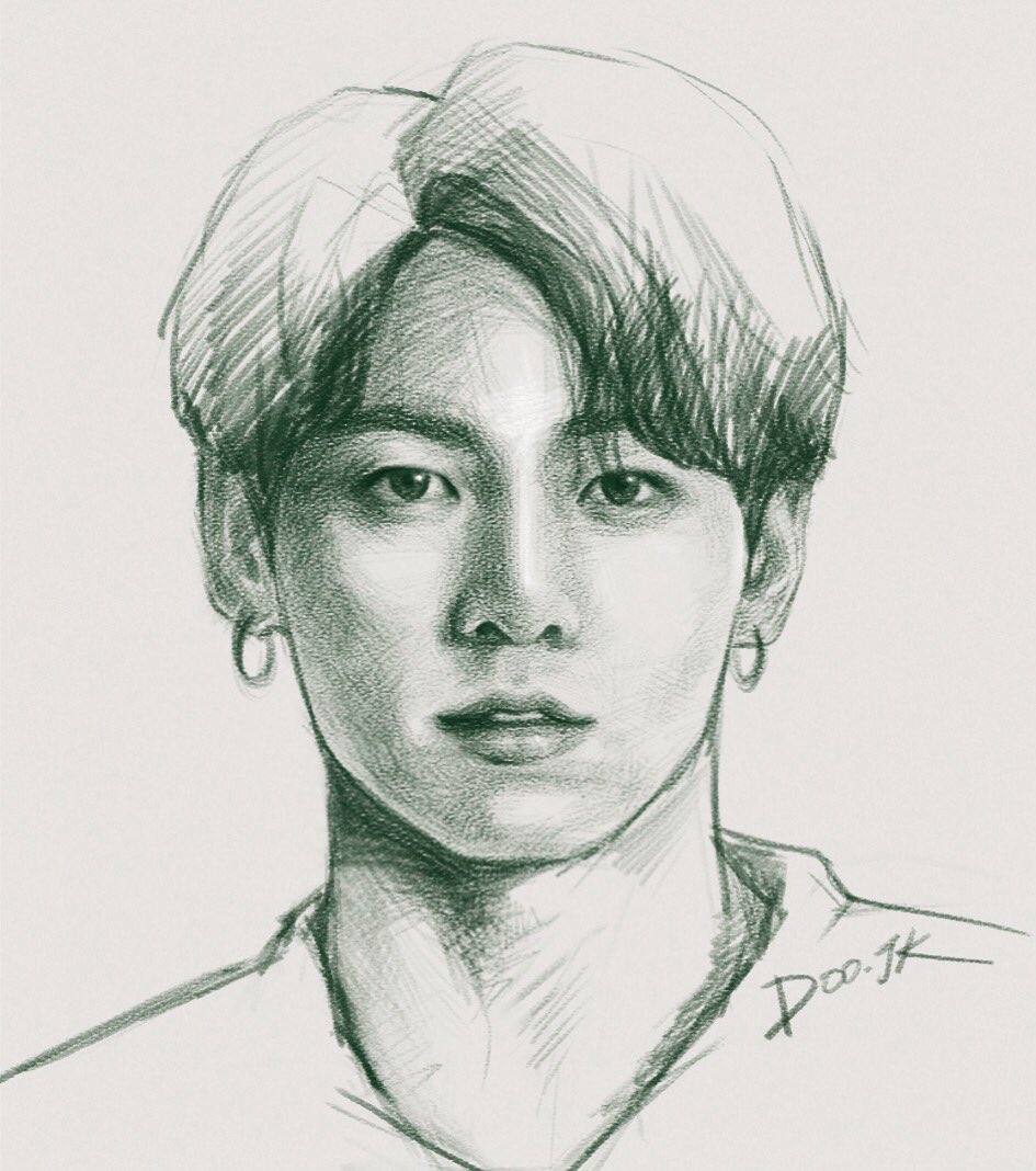 Pin by Claudia on BTS art | Bts drawings, Kpop drawings, Drawings