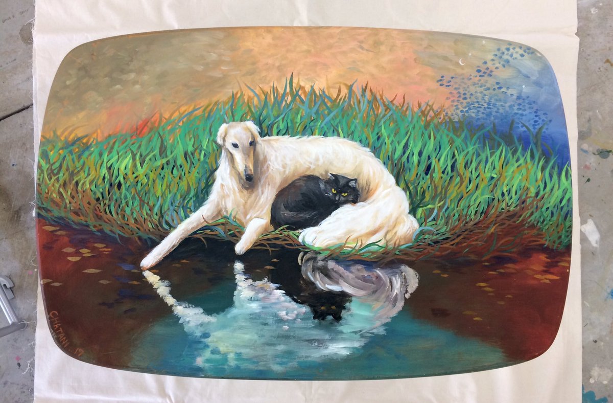 「A little throwback to when I rescued a t」|Hana Chataniのイラスト