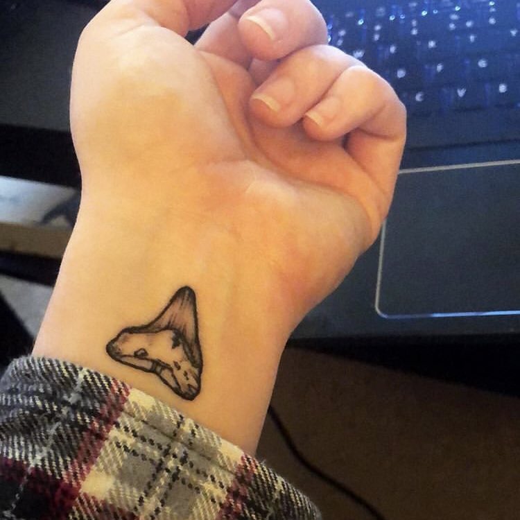 Megalodon Shark Tooth Tattoos