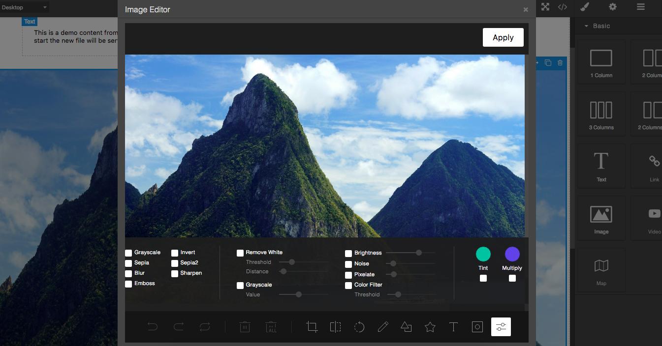 GrapesJS on Twitter: "A new alternative to the Aviary (dismissed) plugin, TOAST UI Image Editor ...