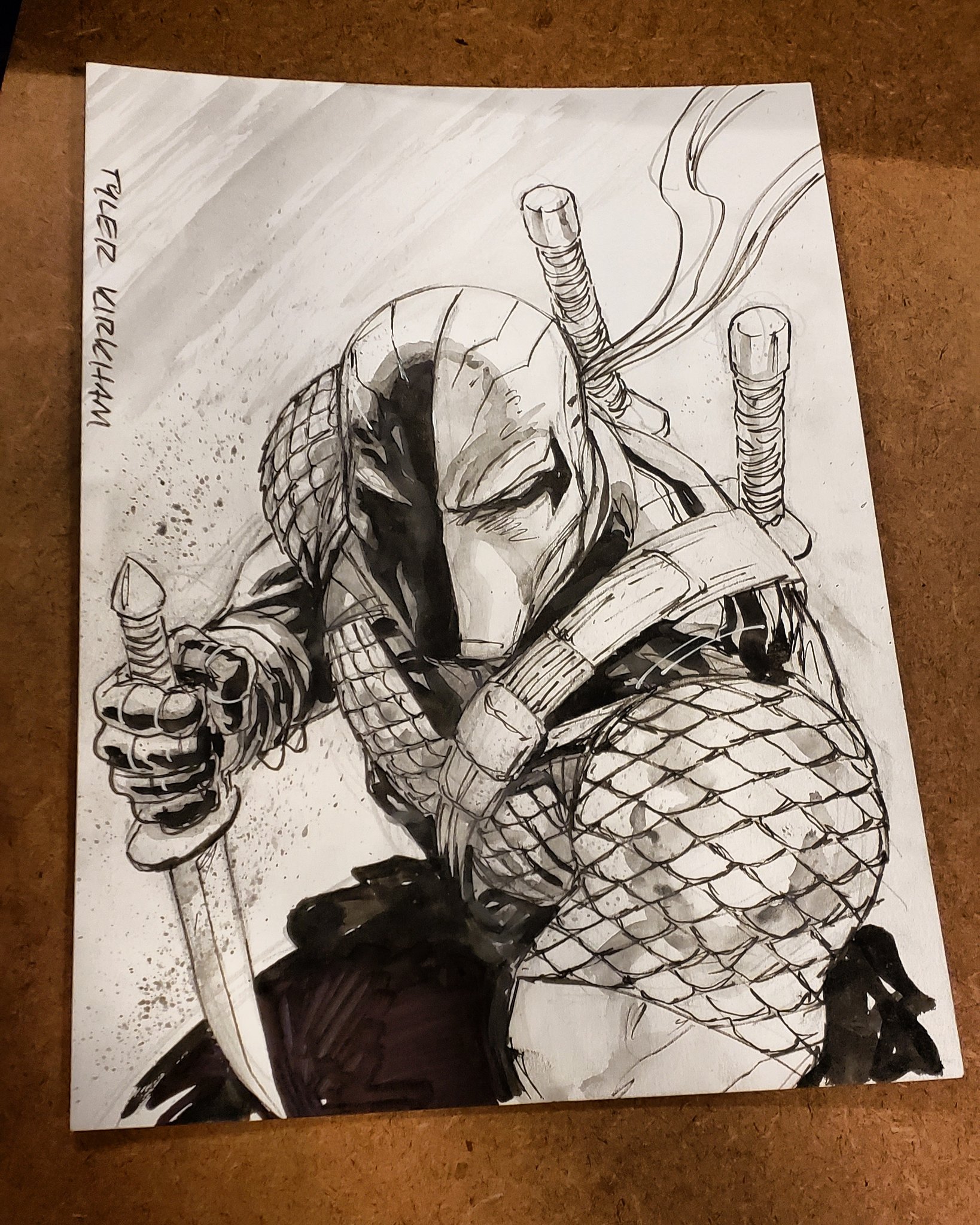 Deathstroke Drawing