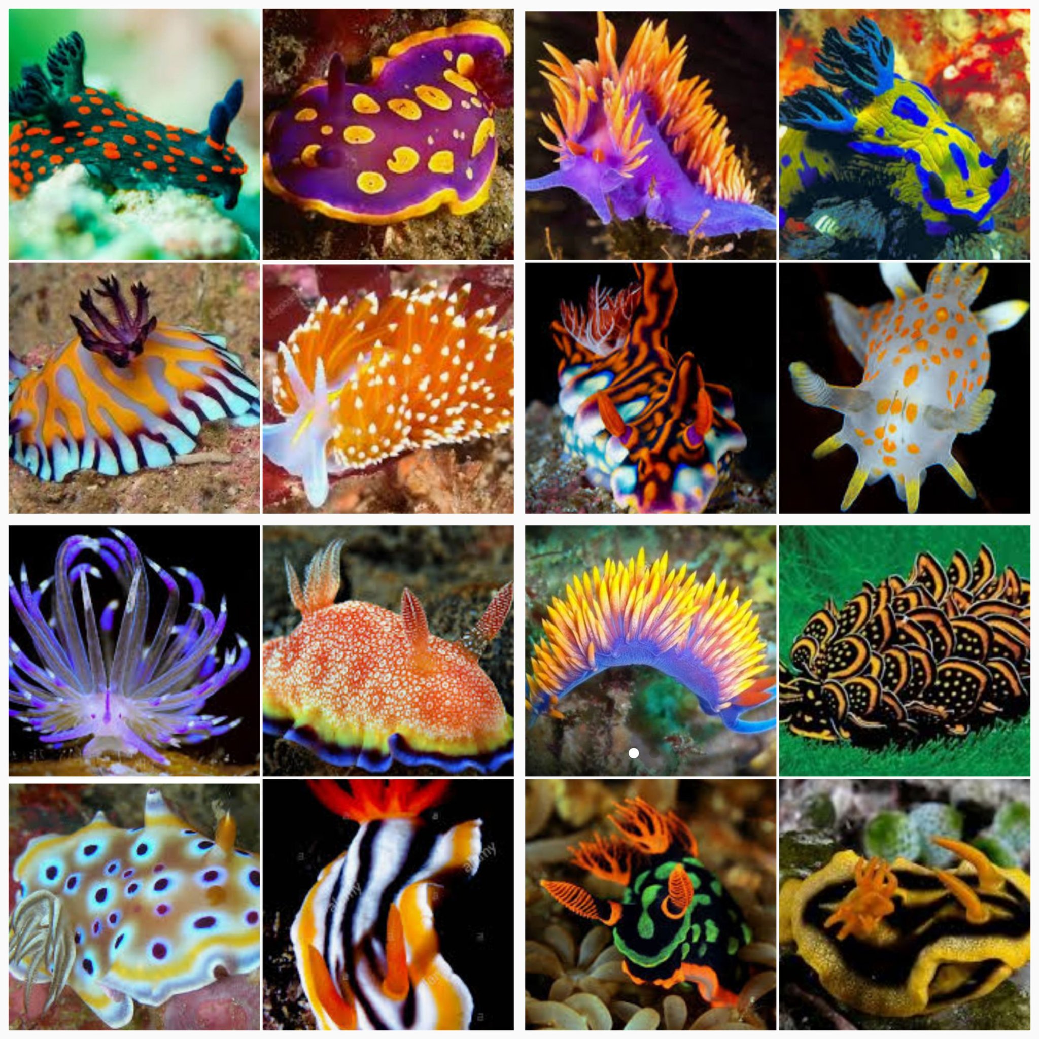 Colorful Sea Slugs