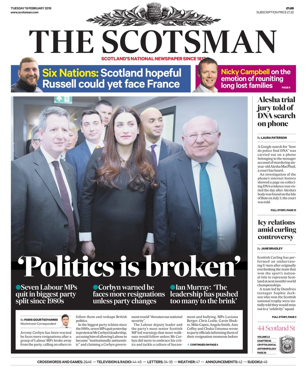 THE SCOTSMAN FRONT PAGE: Latest news, Breaking headlines and Top ...