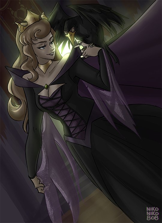 Maleficent And Aurora Fan Art