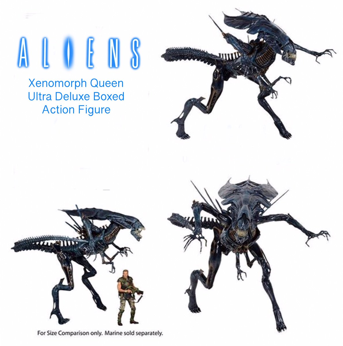 News Neca Aliens Queen Xenomorph Ultra Deluxe Action