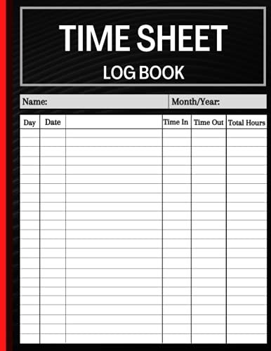 Daily Time Log Printable