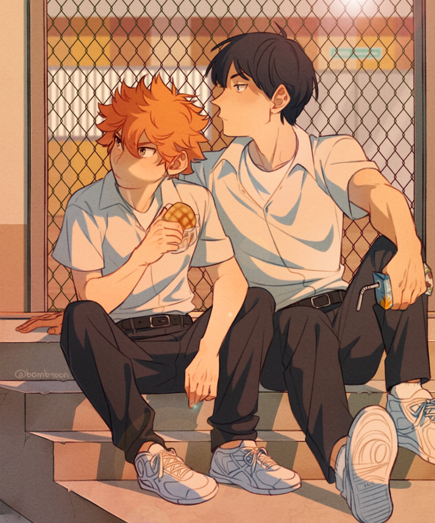 bmbyo🍒 on Twitter: "#haikyuu #ハイキュー #kagehina Очень хочу запостить это отдельно во имя моего ...