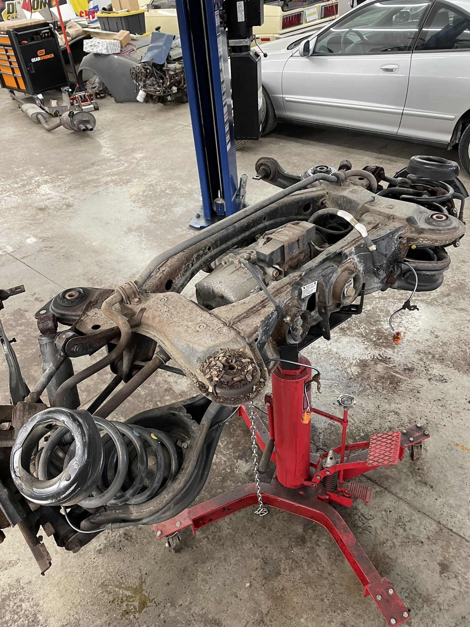 EricTheCarGuy On X: The Rear Subframe Is Out Of The Pilot, 58% OFF