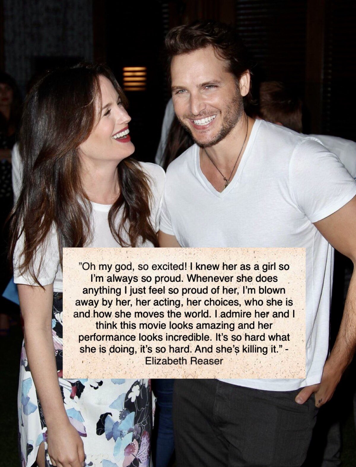 Elizabeth Reaser And Peter Facinelli