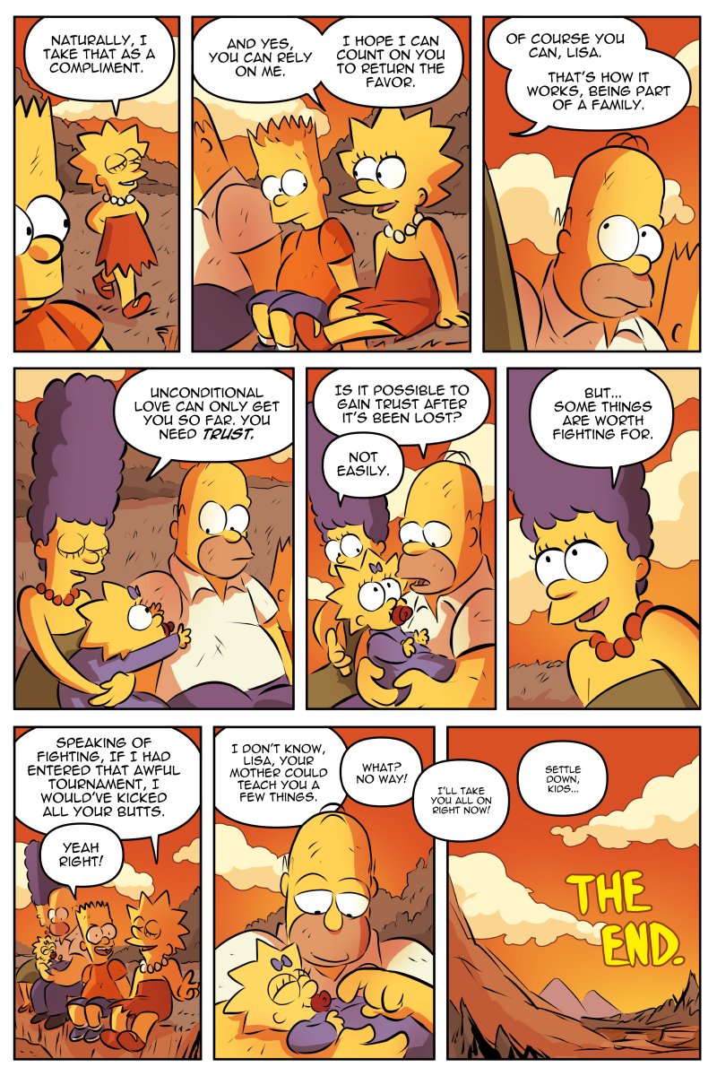 「SPRINGFIGHT! a Simpsons fan comic (3 of 5) 」Joe Chouinardの漫画